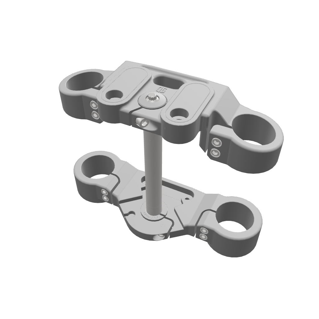 OG 2020-Up Softail Lowrider S & ST Drop 1" Triple Trees kit